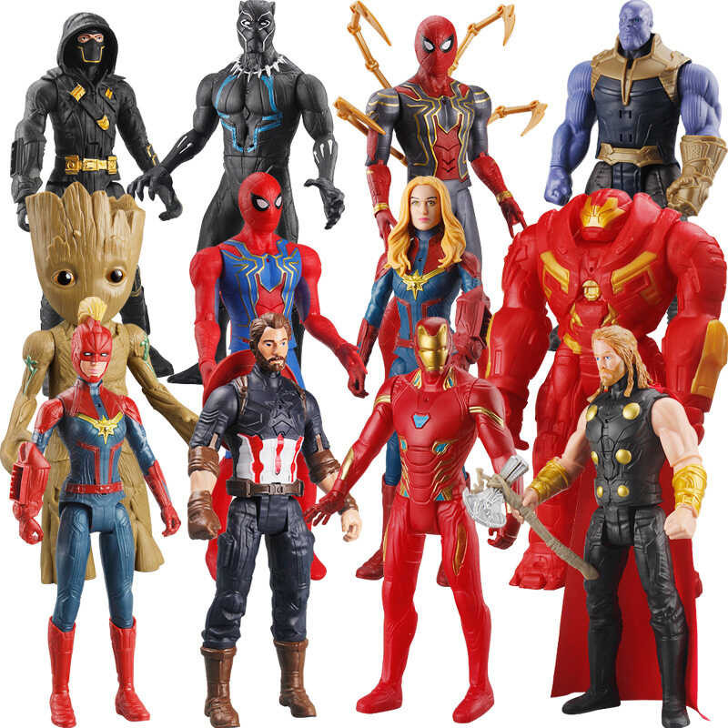 Avengers Doll 4 Justice League Handmade 12 inches Hero Model Multi ...