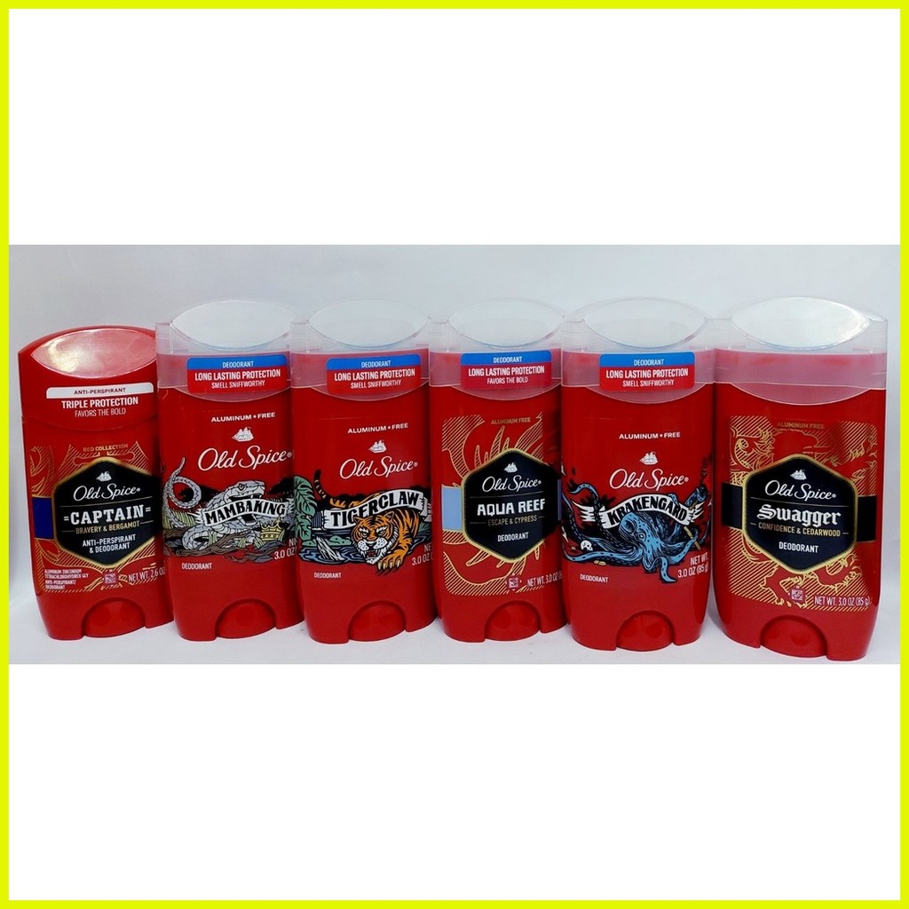 Old Spice Original, Captain, Magnate,Fresh Antiperspirant Deodorant ...