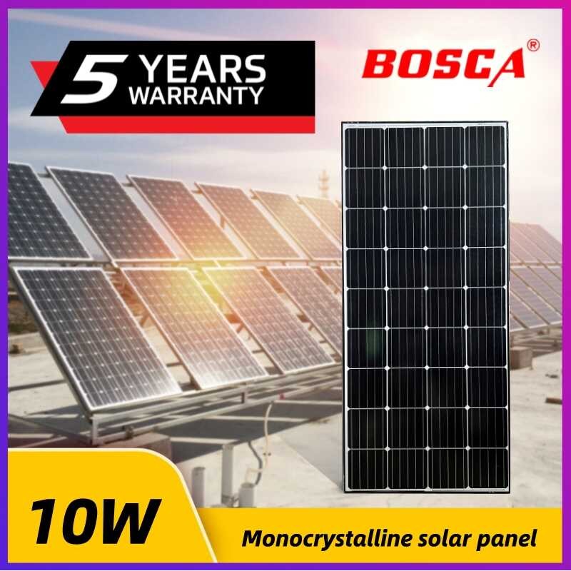 Year BOSCA 5 Warranty 10W Solar Panel Mono 10 Watt 12 Volt Pv Solar ...