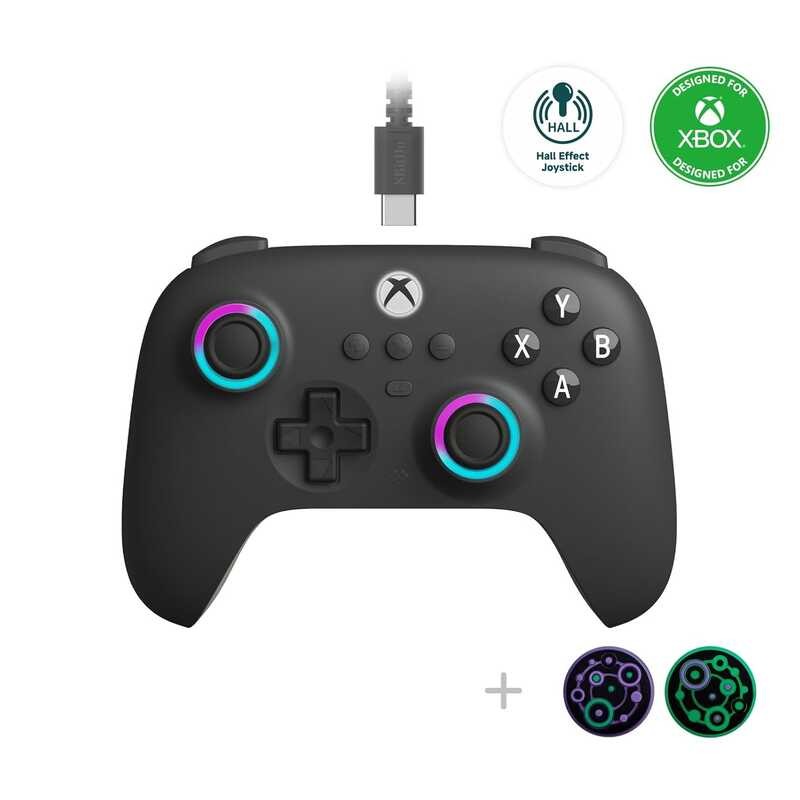 Ultimate C 8Bitdo Hall Effect Joystic\/Hall Trigger Wired Controller ...