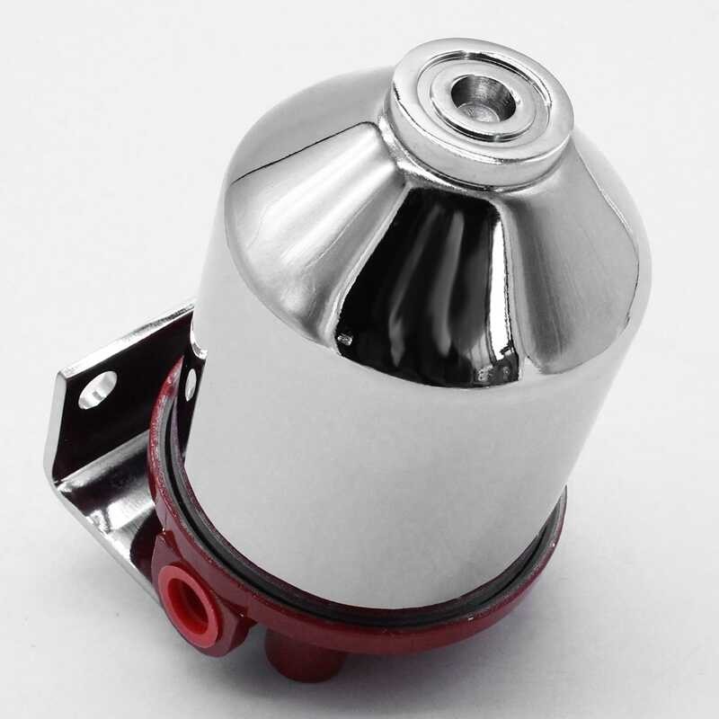 Ine Canister Large Fuel Filter Frame 3/8 NPT Inlet Outlet Racing 10 ...