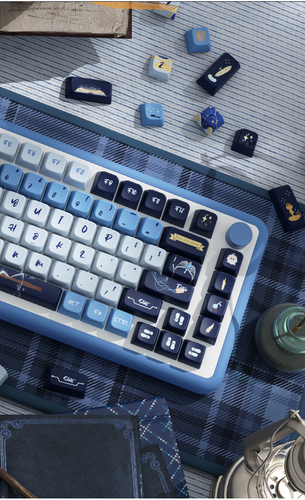 Ravenclaw Keycaps MDA Profile PBT 138/158 Keys Keycap Five-sided ...