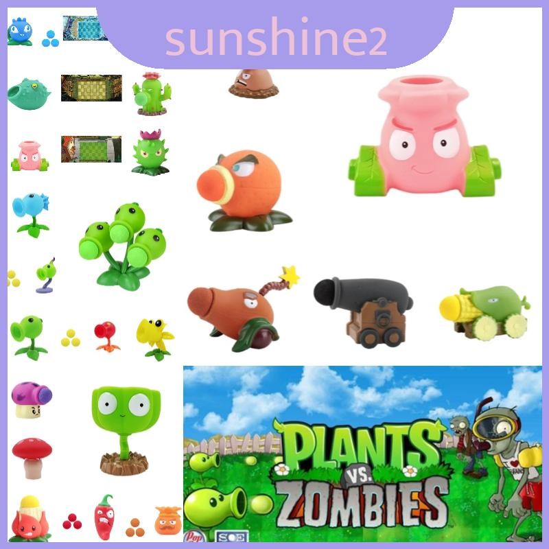 Plant Vs. Colorful Zombie Toy Olive Machine Gun With Soft Gelatin Pea ...