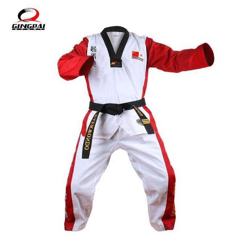 Top Quality Colored Taekwondo Uniform For Child Teenagers Poomsae Dobok ...