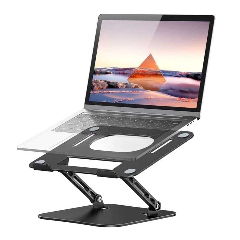 Phone Stand Adjustable Aluminum Alloy Laptop Tablet Hanggang 17 "Laptop ...