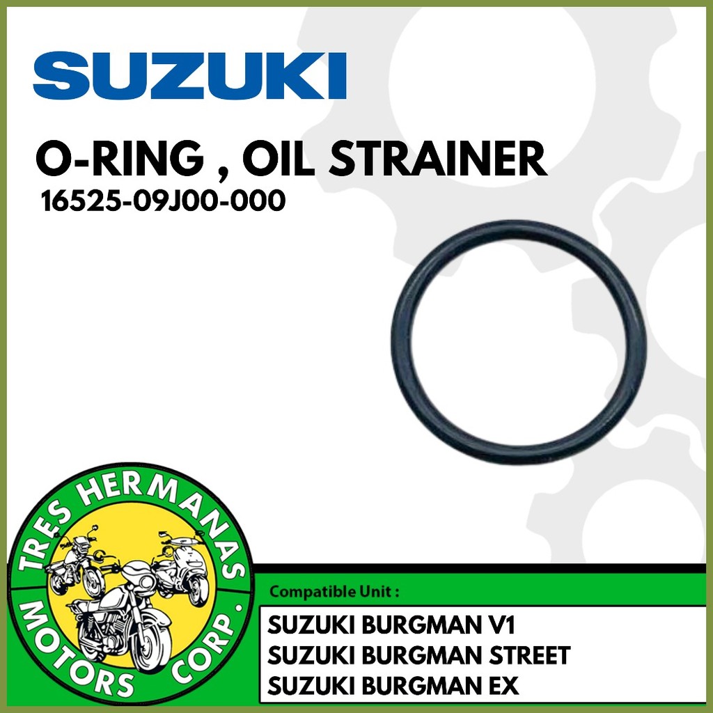 O RING, OIL STRAINER FOR SUZUKI MOTORCYCLE : BURGMAN V1, STREET, EX ...