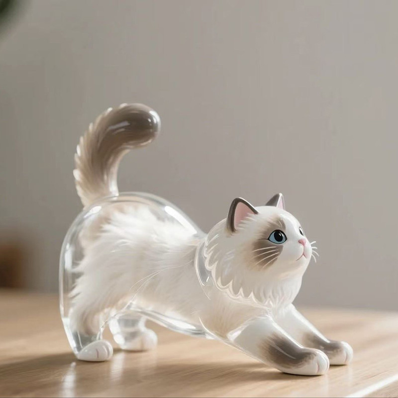 Dog Hair Storage Box Keychain DIY Transparent Cat Hair Storage Box ...