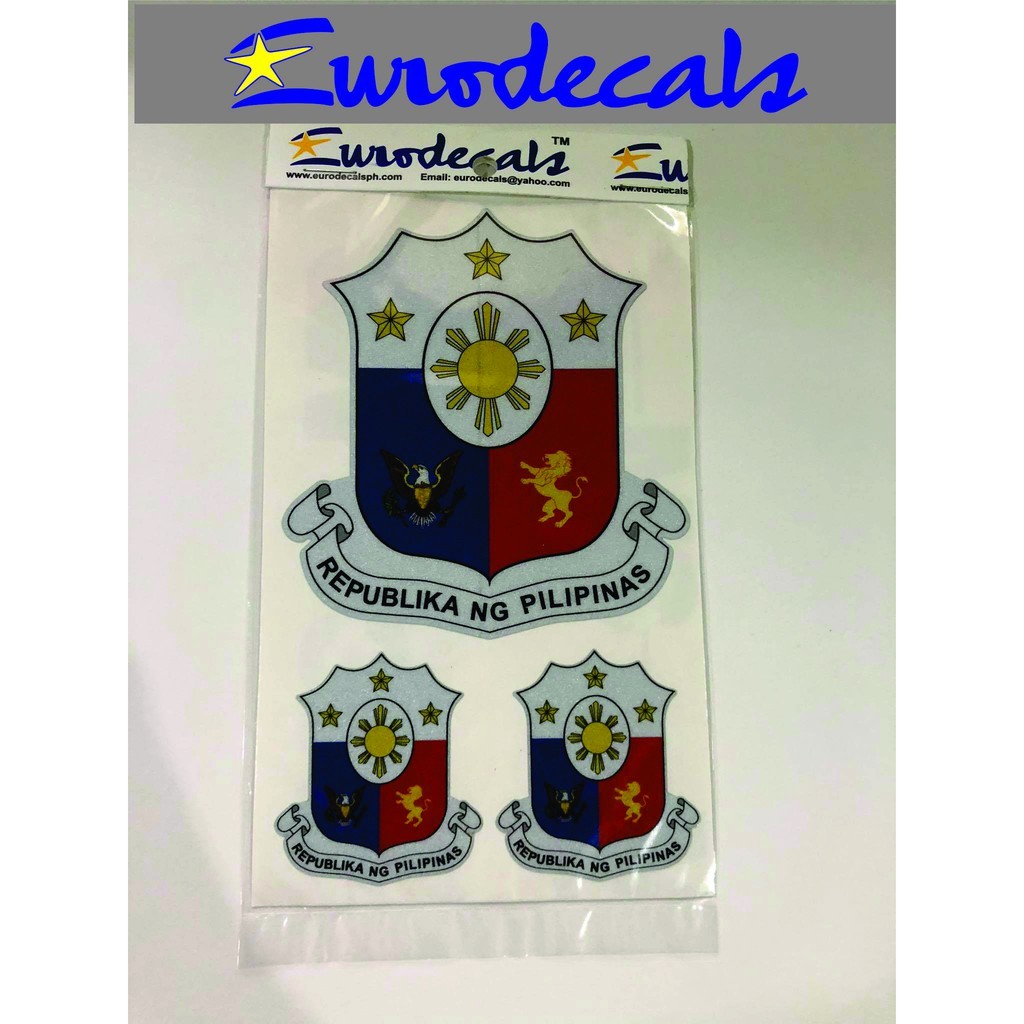 Republika ng Pilipinas 3M Reflective sticker | Shopee Philippines