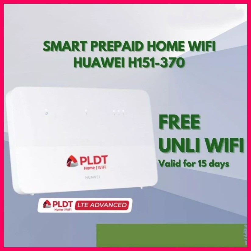 PLDT Home WiFi LTE Advanced CAT 6 Prepaid Huawei H151-370 | Shopee ...