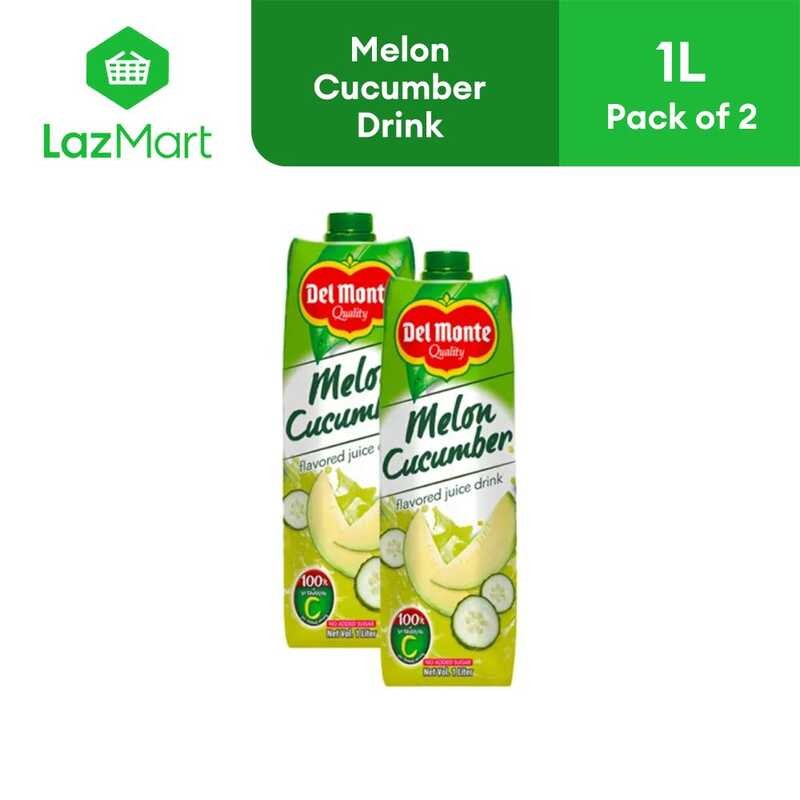 Del Monte Melon Cucumber Juice Drink For Refreshing Fruity Goodness 1L ...