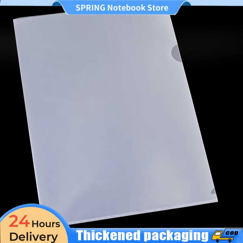 Clear A4 File Folder L Shape Document Storage Album Collection Paper ...