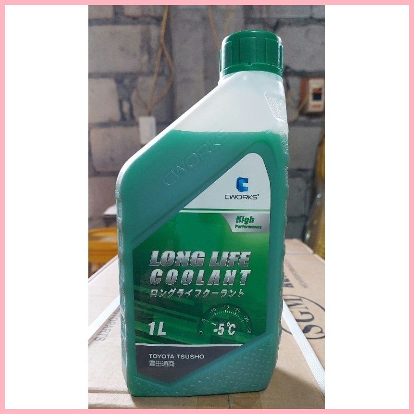 LONG LIFE COOLANT 1LTR GREEN CWORKS | Shopee Philippines