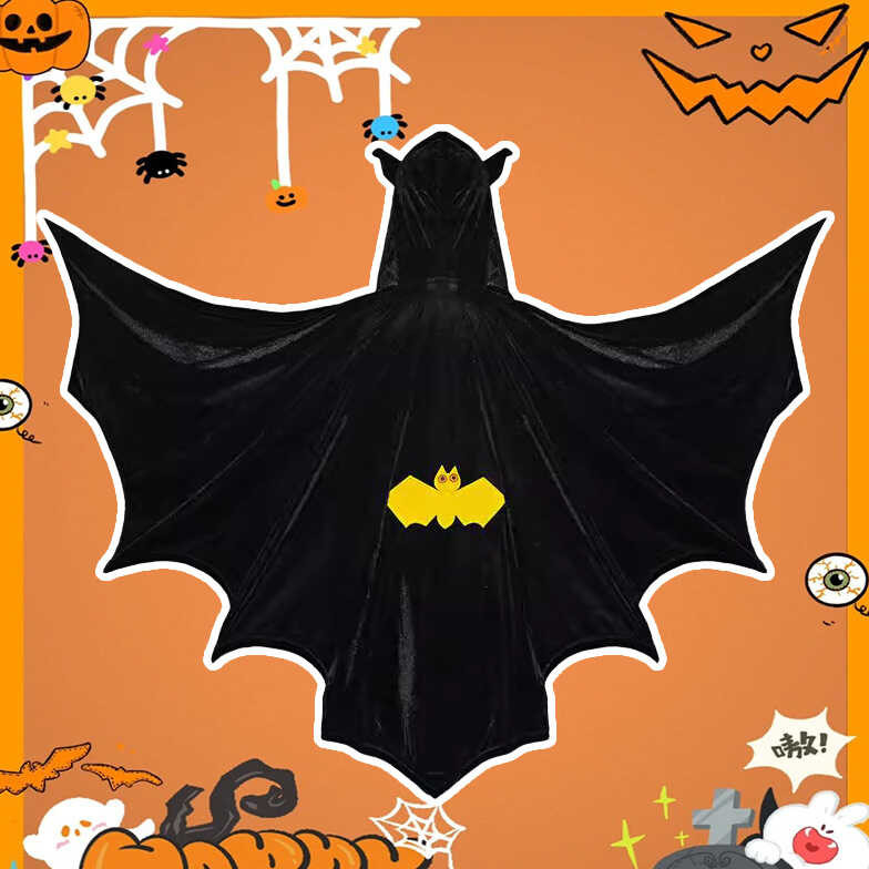 Halloween New For Kids Bat Cape Cloak Catwoman Costume Party Cosplay ...