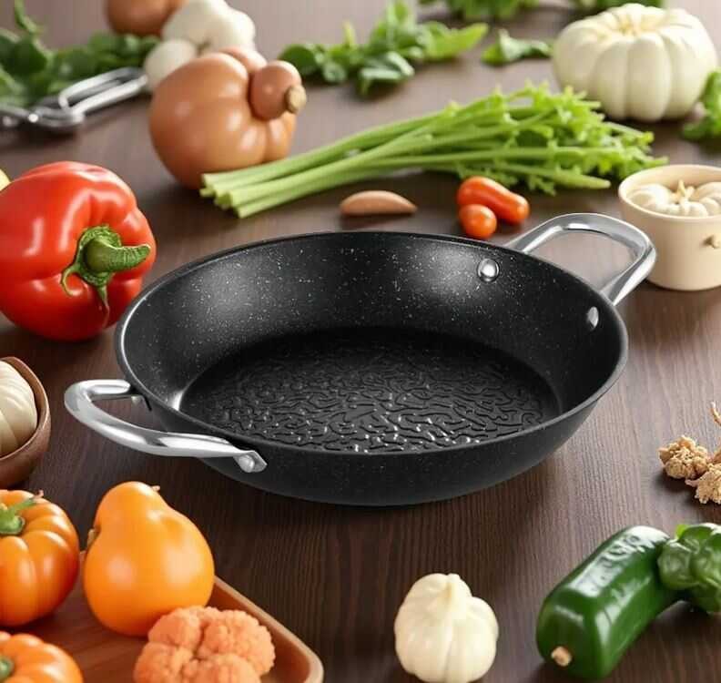 Nonstick Induction Cookware Marble Stone Original Suitable For All ...