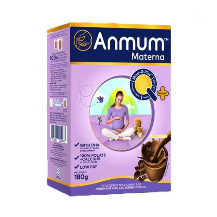Anmum Materna Chocolate 180G Pregnancy Milk Powder 3C2 | Shopee Philippines