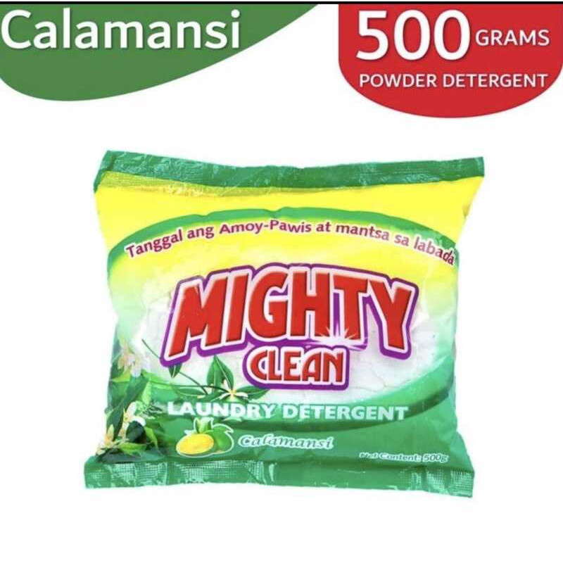 Mighty Detergent Powder CALAMANSI 500G | Shopee Philippines