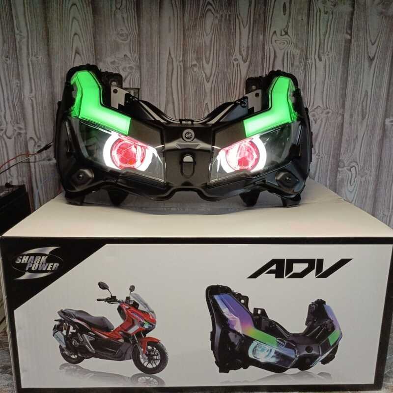 ADV 150/160 (Headlights) SHARK POWER Dd-Dd186 LOW HEAD Radiation ...