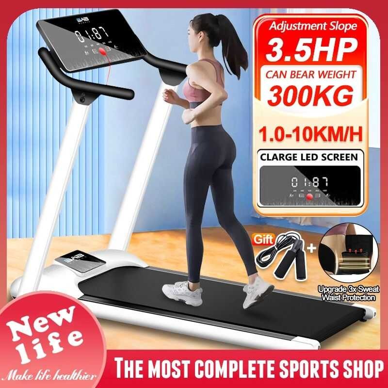 3.5Hp Multi-Function Foldable LED Screen Treadmill Exercise Machine ...