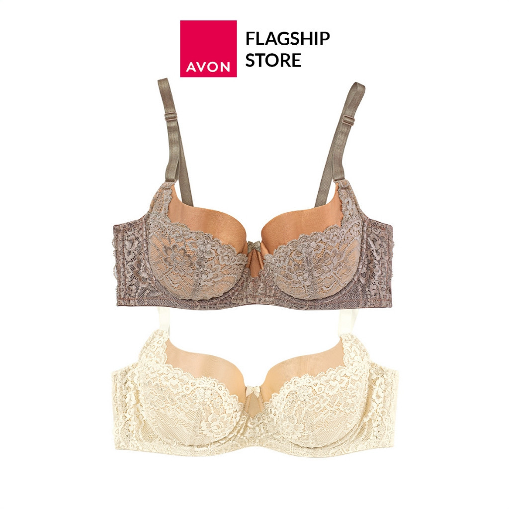 Avon Fashion Classic Jennifer Underwire 2-pc Lace Bra Set | Shopee ...