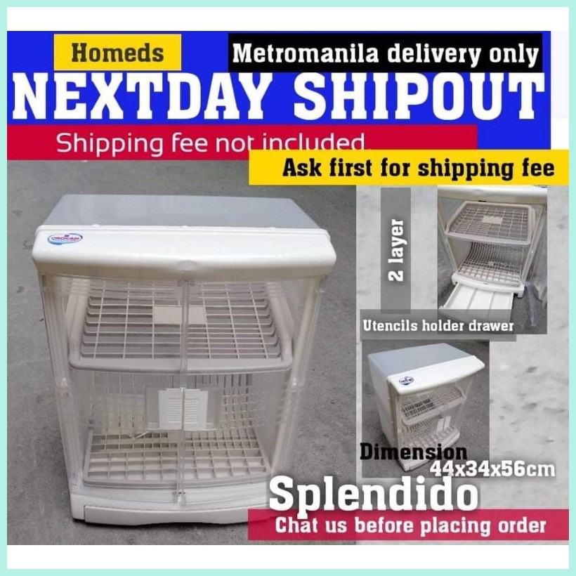 Orocan Splendido dish cabinet white or beige | Shopee Philippines
