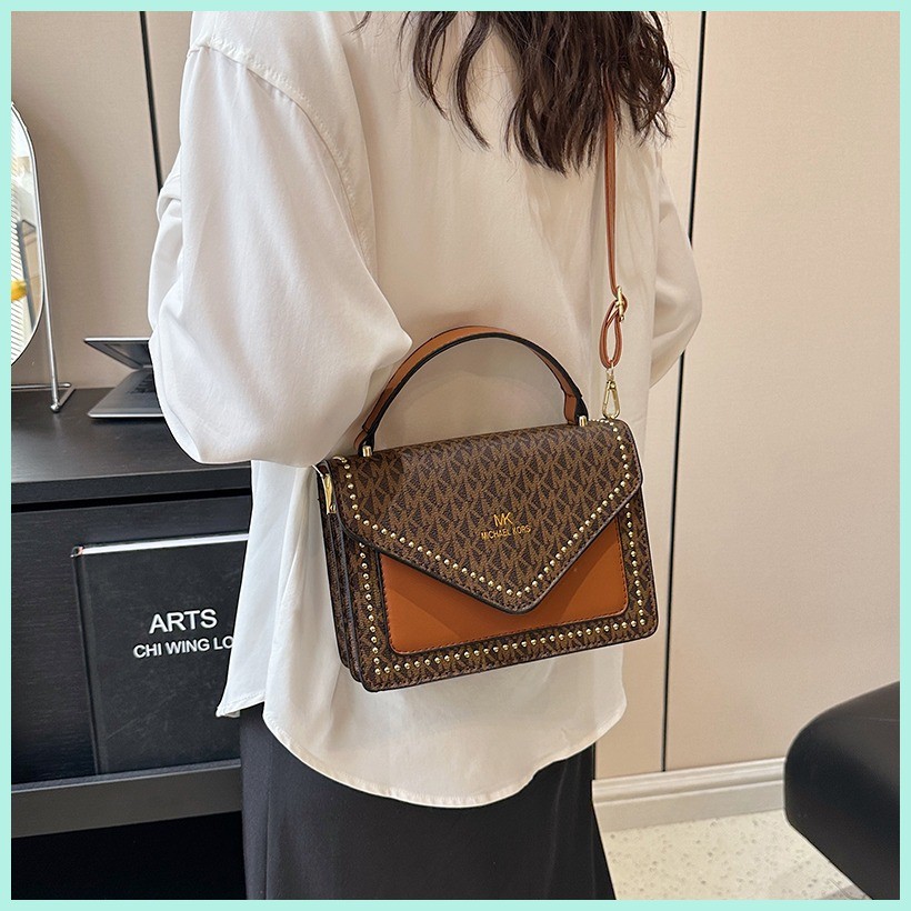Women's One Shoulder Bag 2023 New Fashion Retro Print Handheld Women's ...