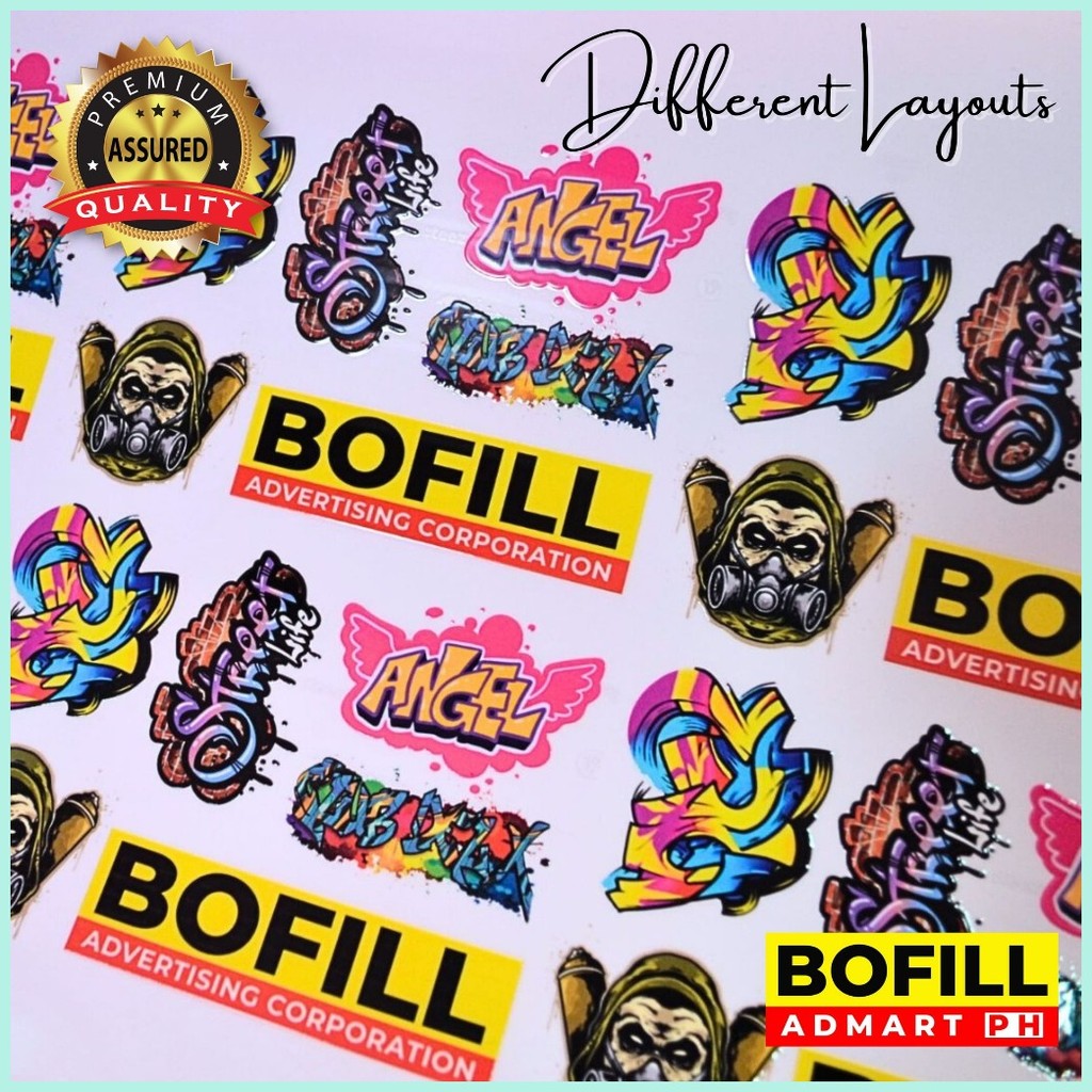UV DTF - Embossed Permanent Sticker (SELF-ADHESIVE PROCESS) | Shopee ...