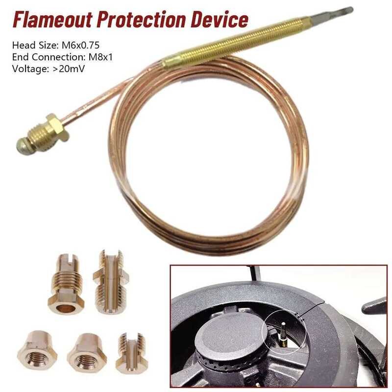 W 600Mm 900Mm Gas Stove Universal Thermocouple Oven Heater With Five ...