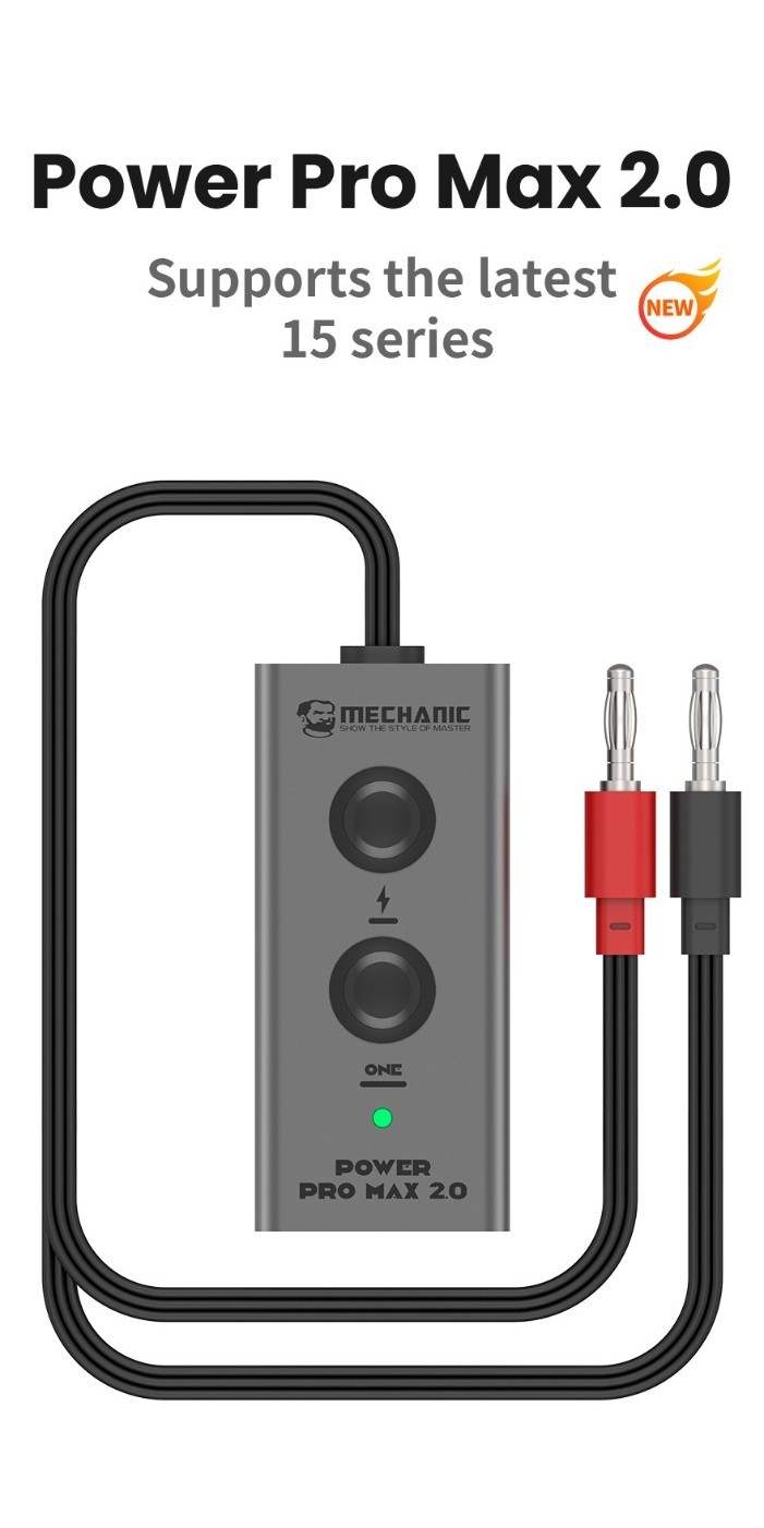 MECHANIC Power Pro Max 2.0 Power Supply Test Cable Type-C Input with 15 ...