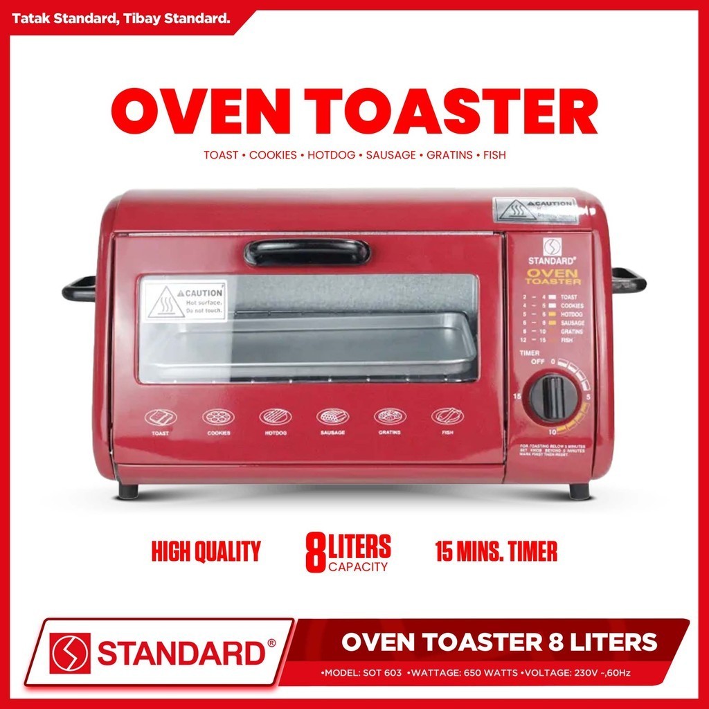 Standard Oven Toaster 8L Wide Capacity | Shopee Philippines