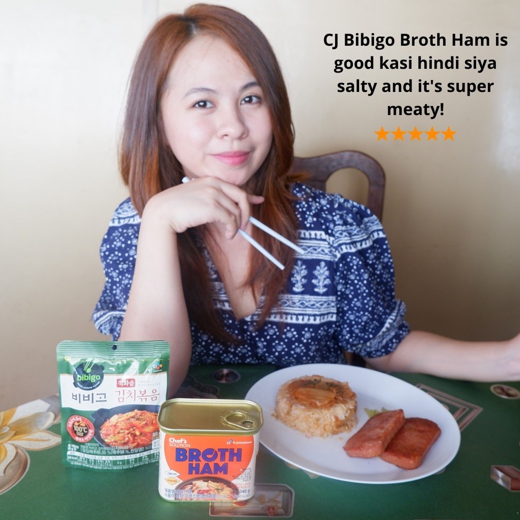 CJ Korean Spam Luncheon Meat Chef's Solutions Broth Ham 340g | Shopee Philippines