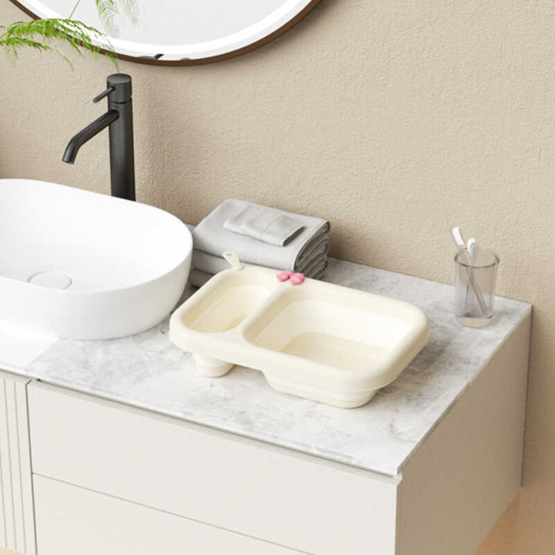 2025 Washing Bathing para sa mga Babies Folding Bowl Wash Tub ...