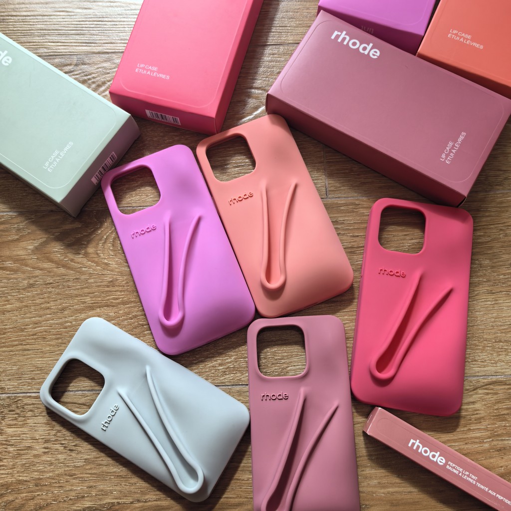 Rhode Hailey Lipstick Lip Glaze Soft Silicone TPU Case Cover For iPhone ...