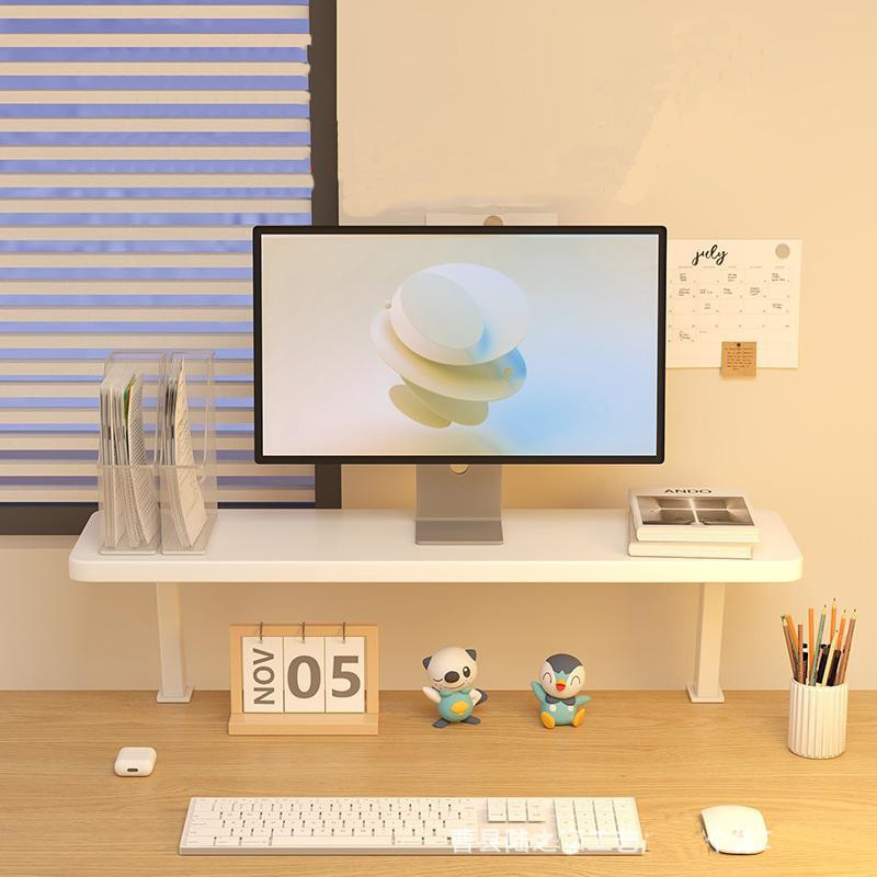 60CM Desktop Bookshelf Suspended Desk Computer Monitor Booster Monitor ...