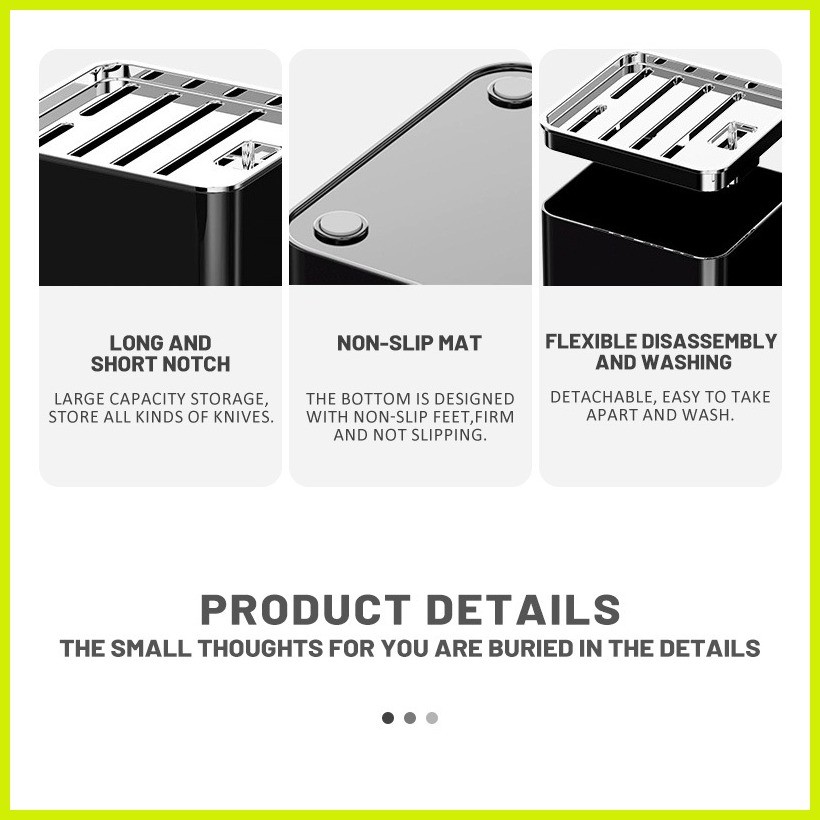 COD Kitchen Knife Holder for Safe, Knife Organizer Storage Rack Plug-In ...