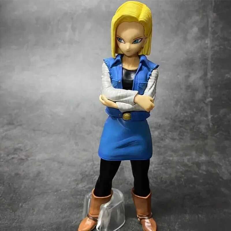 24Cm Anime Dragon Ball Z 17 Figure Android 18 PVC Action Figures ...