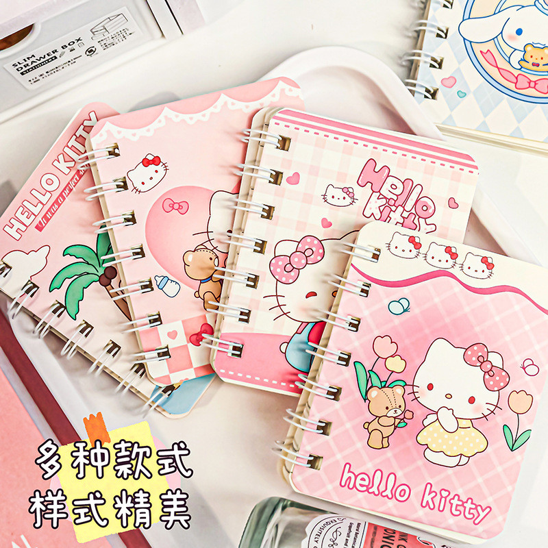 Cute Kuromi Ruby Cartoon A7 Small Notebook Kapibara Thickened Pocket Notepad | Shopee Philippines