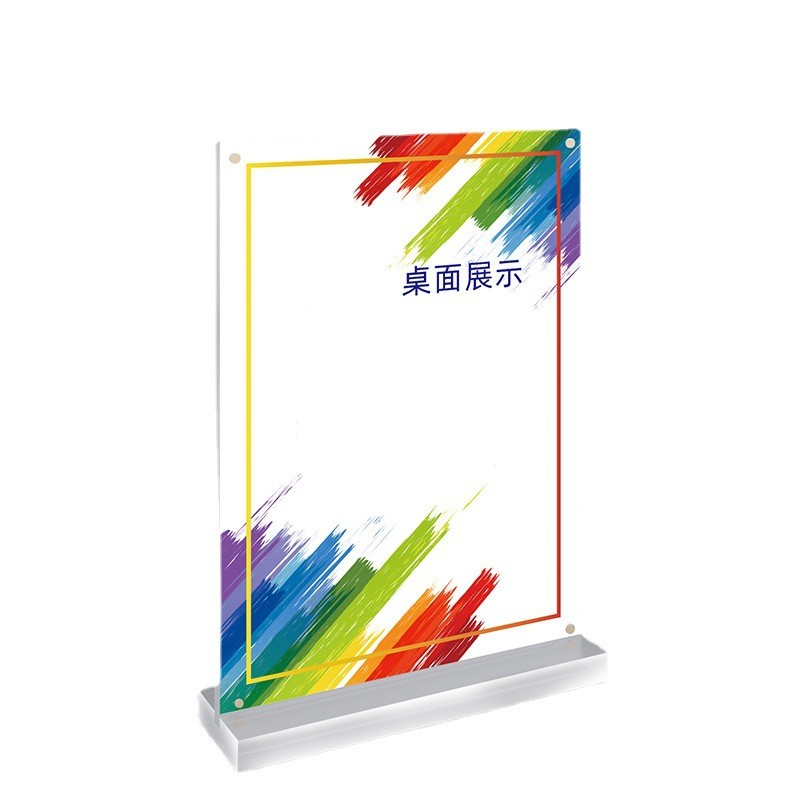 Acrylic Table Card A4 Display Card Strong Magnetic Table Sign Table ...