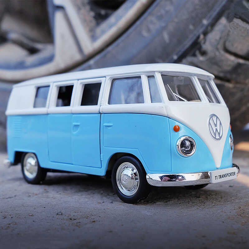 07 1/36 Miniature VW T1 Bus Toys Alloy Diecasts Scale Metal Collection ...