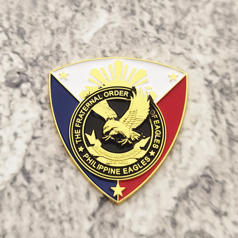 Philippine Motorcycle Metal Logo Personalized Modification Eagle Car Sticker PHILIPPINE EAGLES ...