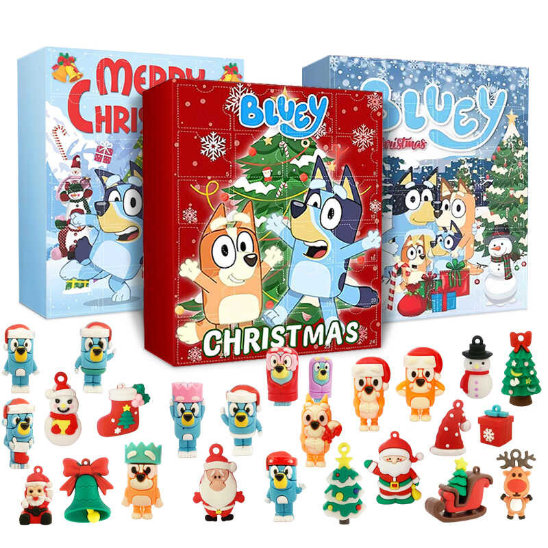 Bluey Advent Calendar Gift Christmas Halloween 24 Day Reward Countdown ...