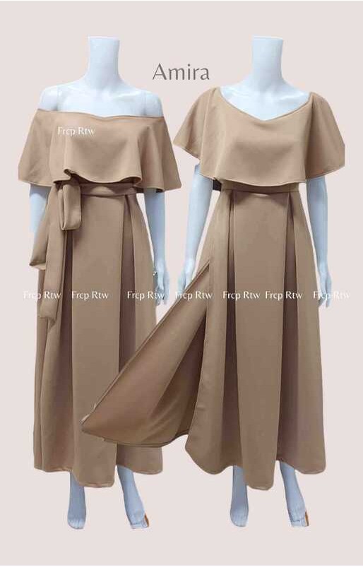 & Gowns Kasal Ninangs Babae Damit Plain Mahaba Damit Ami-Ra ELEGANT ...