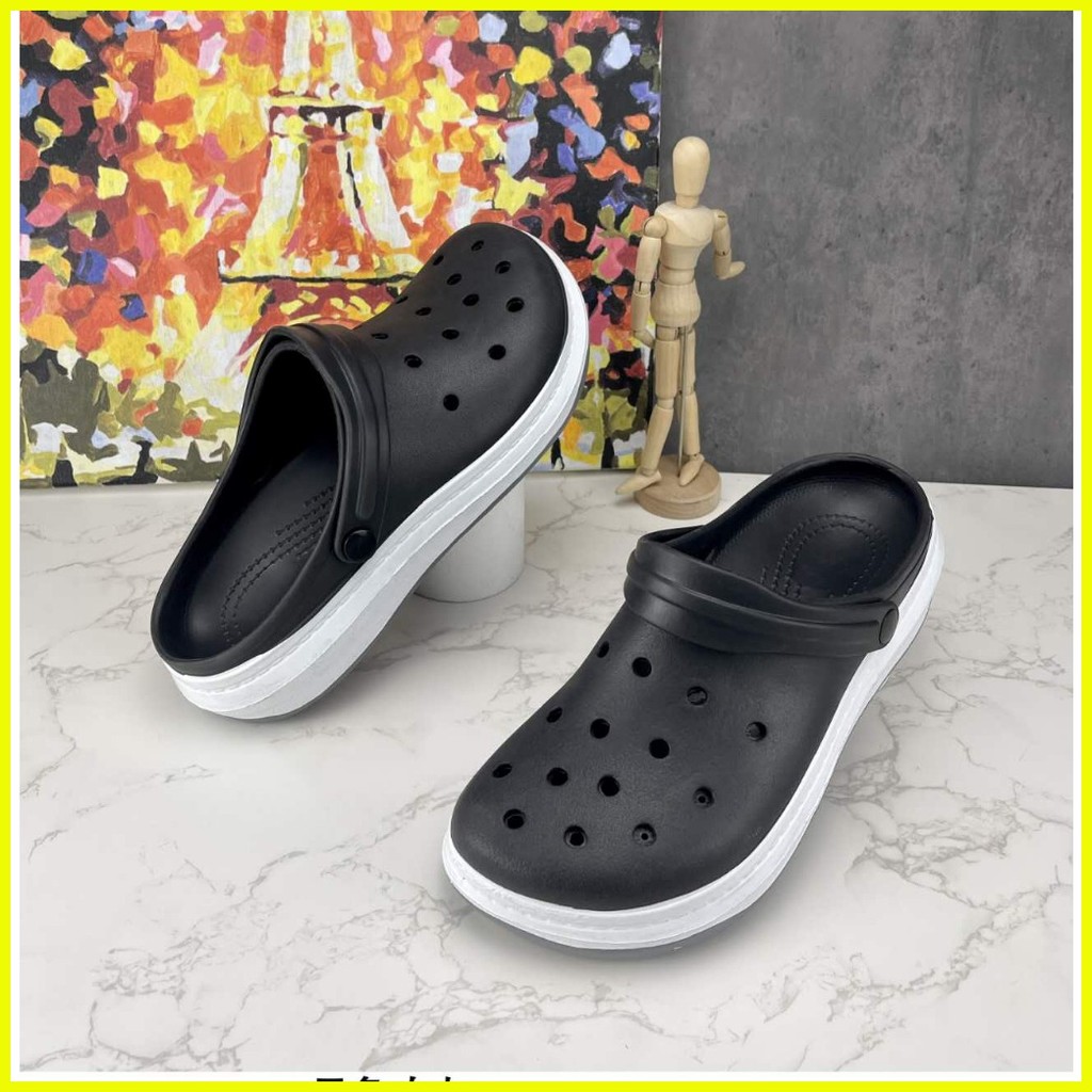 ♟ New Crocs full force clog iconic sandals classic platform slippers ...