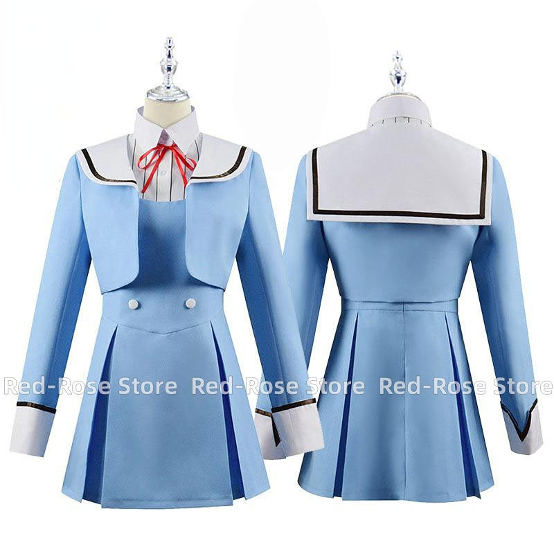 §ˉ Anime High Rise Invasion Cosplay Costume Tenkuu Shinpan Saki Kuon JK ...