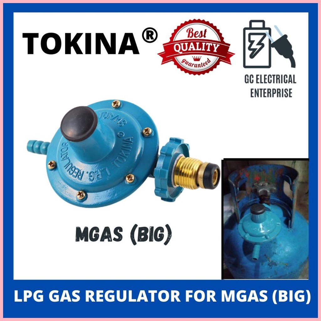 Tokina MGas LPG Gas Regulator for M-Gas Regulator (BIG) Heavy Duty ...
