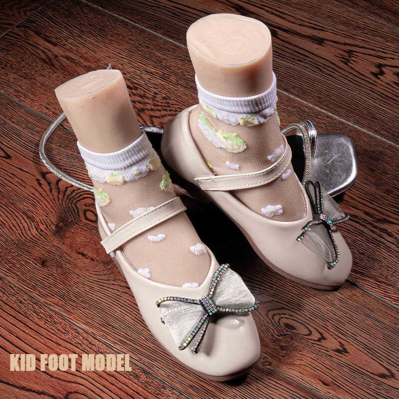 Knowu Platinum Silicone Mannequin Poseable Kid Foot Model Para Sa Tatoo ...