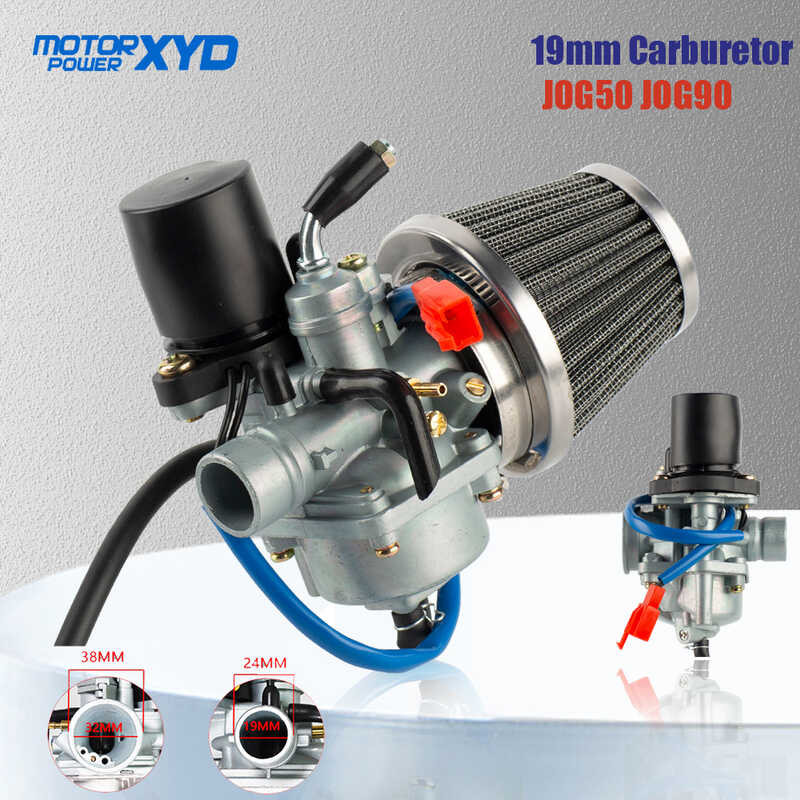 19mm a Carburetor Sa Air Filter Para sa 2 Stroke 50cc 90cc Scooter ...