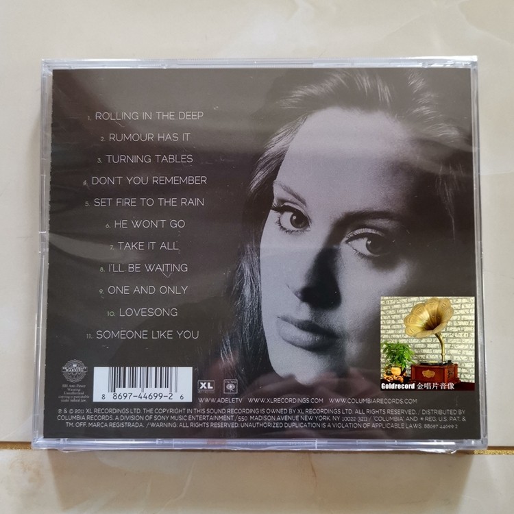Adele 21 Album Soul Music Brand New Unopened CD JXXCP1 | Shopee Philippines