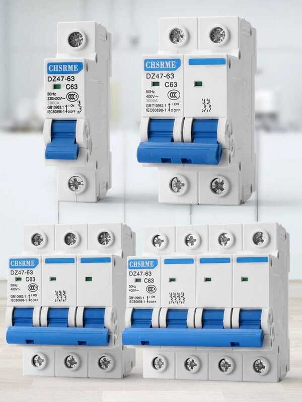 Air 1P 2P 3P 4P Circuit Breaker 10A-125A Air Switch Protector | Shopee ...