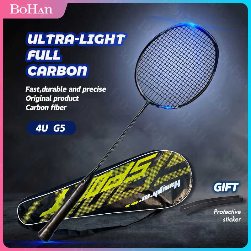 4U G5 100% Original Design Full Carbon26lbs Badminton Racket ...