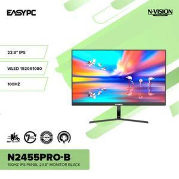 Easypc | Nvision N2455pro-B 100Hz / N2455pro-W 24 Inch Gaming Monitor ...